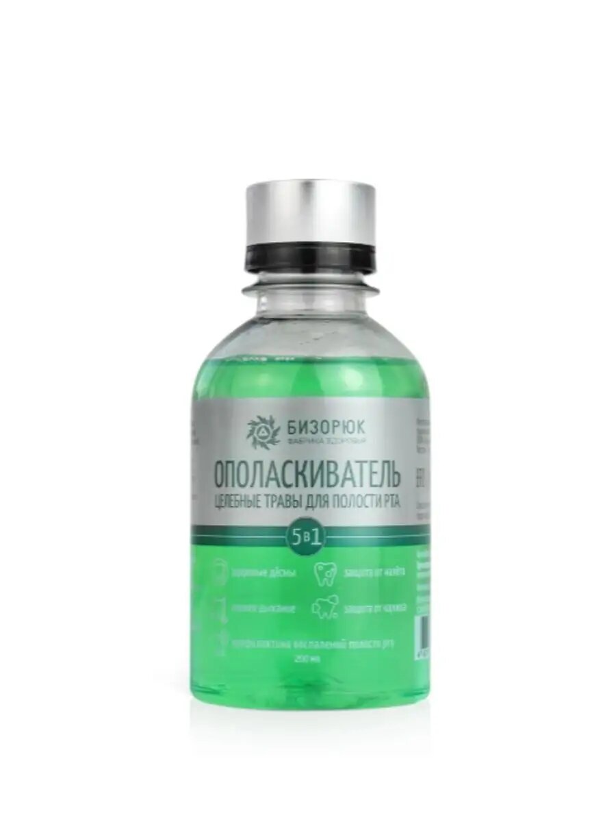 Ополаскиватель для полости рта, Целебные травы, 200 мл