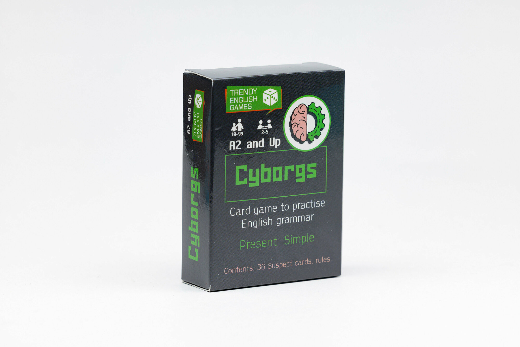 Игра Trendy English "Cyborgs", для тренировки грамматики, карточная, 2-5 участников