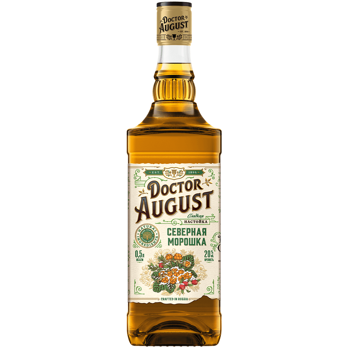 Настойка Doctor August Северная морошка 0,5 л