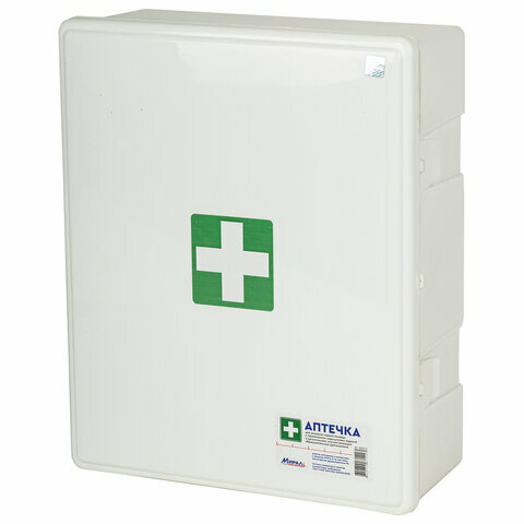 Аптечка для детских и учебных учреждений, по приказу №261н, мирал, пластиковый шкаф, одшп-н