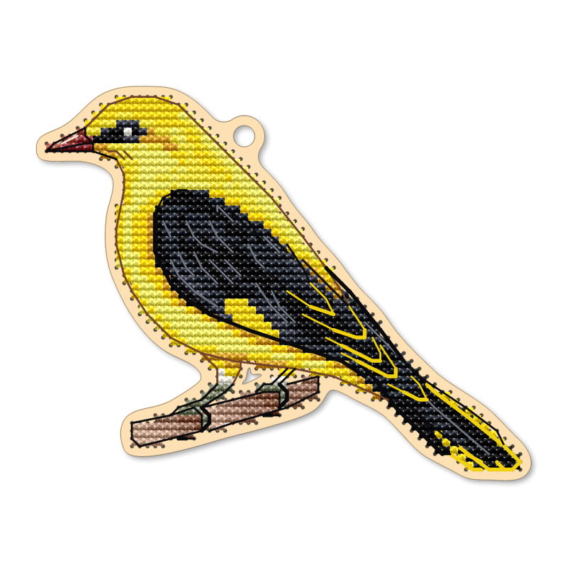 Набор для вышивания Artika #WD012 Иволга, Счетный крест, 12 x 10 см