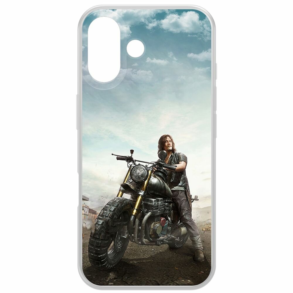 Чехол-накладка Krutoff Clear Case Ходячие мертвецы. Дэрил для iPhone 16