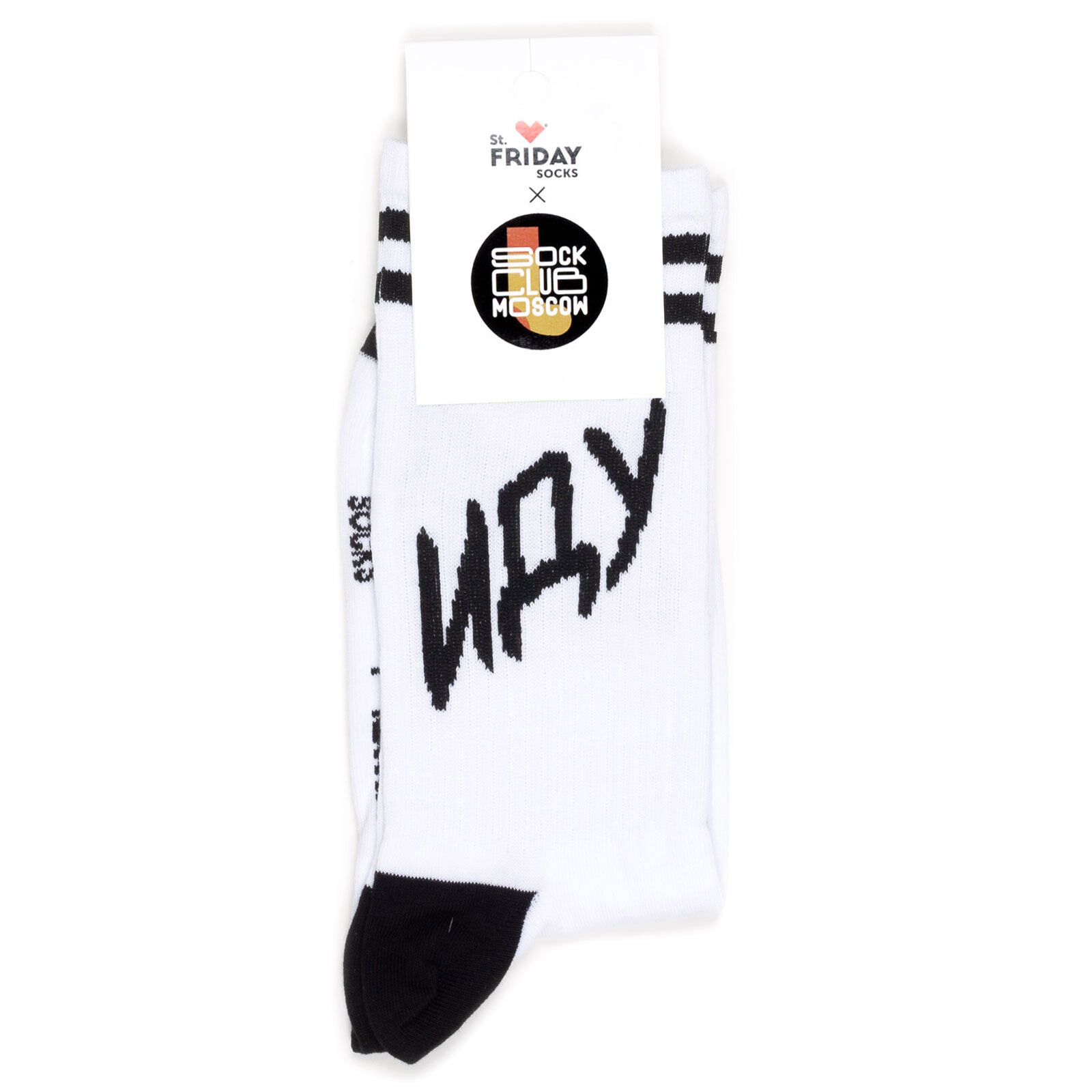 Носки x Sock Club Moscow носки спортивные с надписями - Иду шагаю