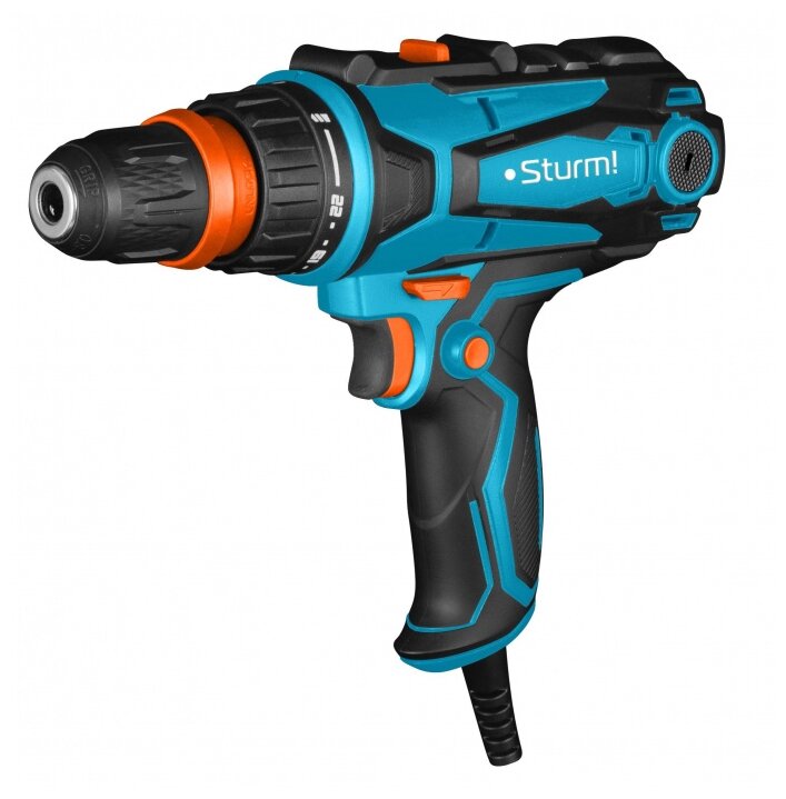 Дрель шуруповерт Sturm ID2145PT "Проф", 2 скор, сменный патрон 10 мм,22+1, 45 НМ, Шнур 4М