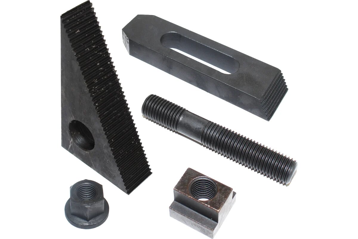 YT-6006 Набор клиновых ступенчатых прижимов, 5 шт, паз 19.7 мм, М18x2.5x100 CNIC-56169