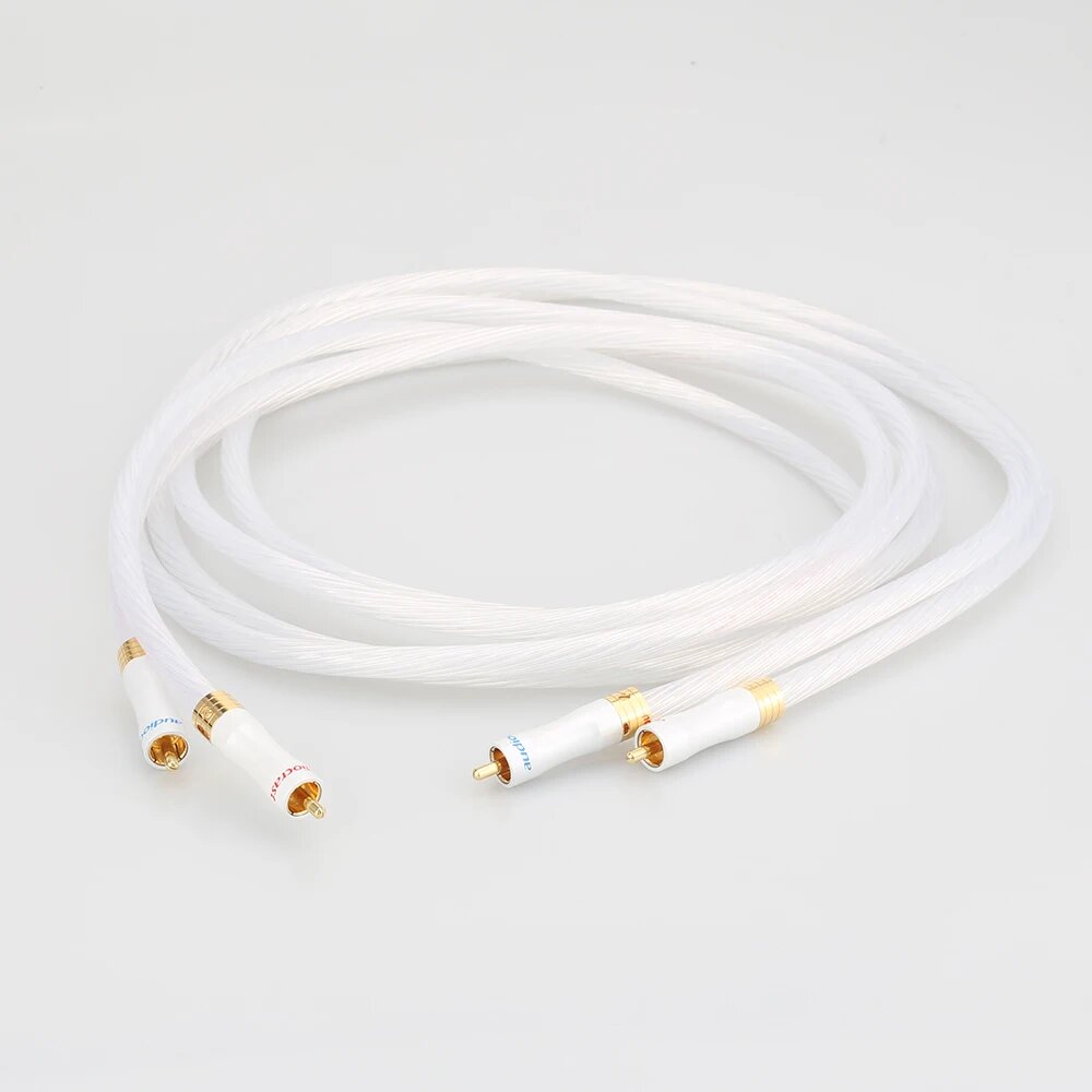 Audiocrast 5N посеребренный RCA кабель 3m