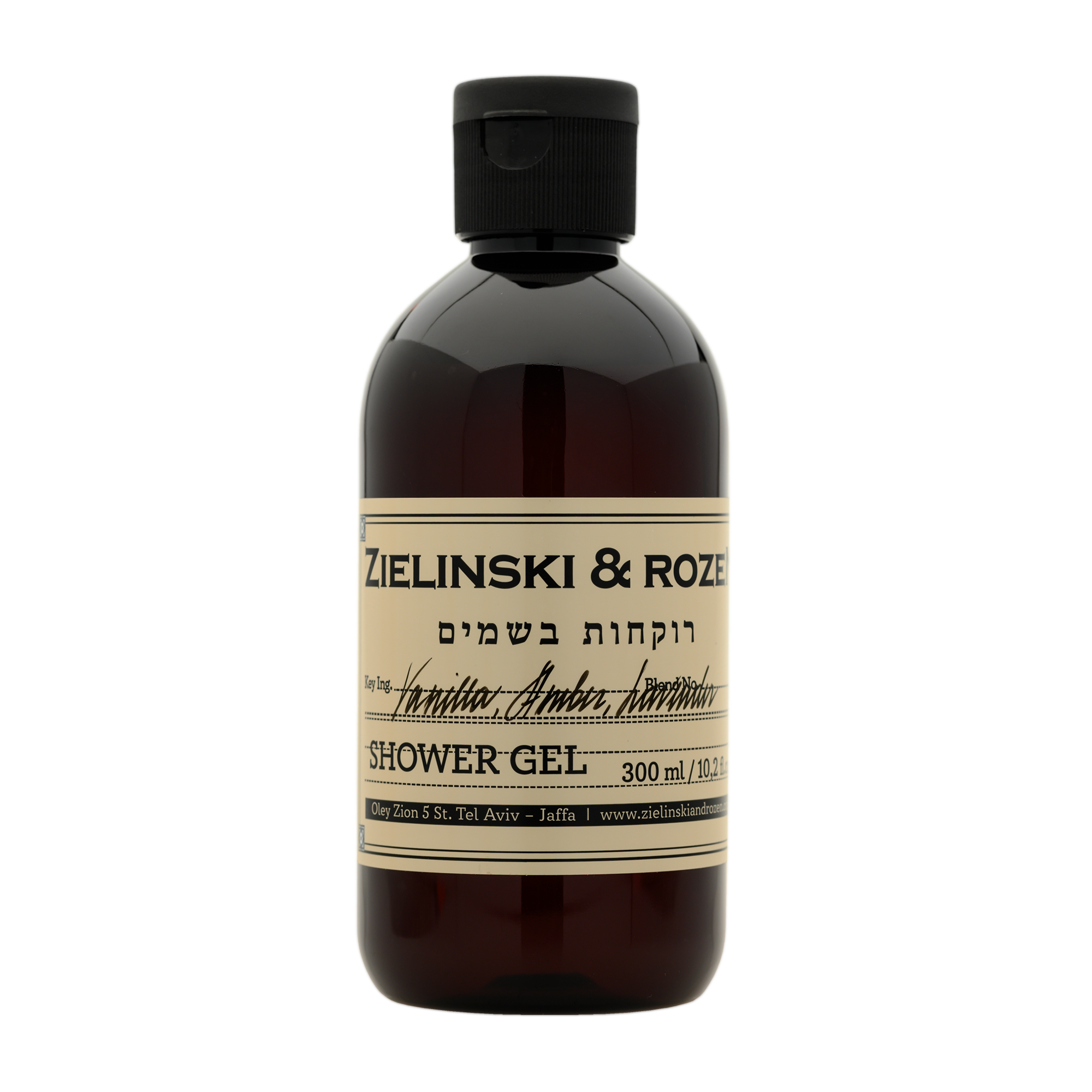 Zielinski & Rozen Гель для душа Ваниль, Амбра, Лаванда (300мл)