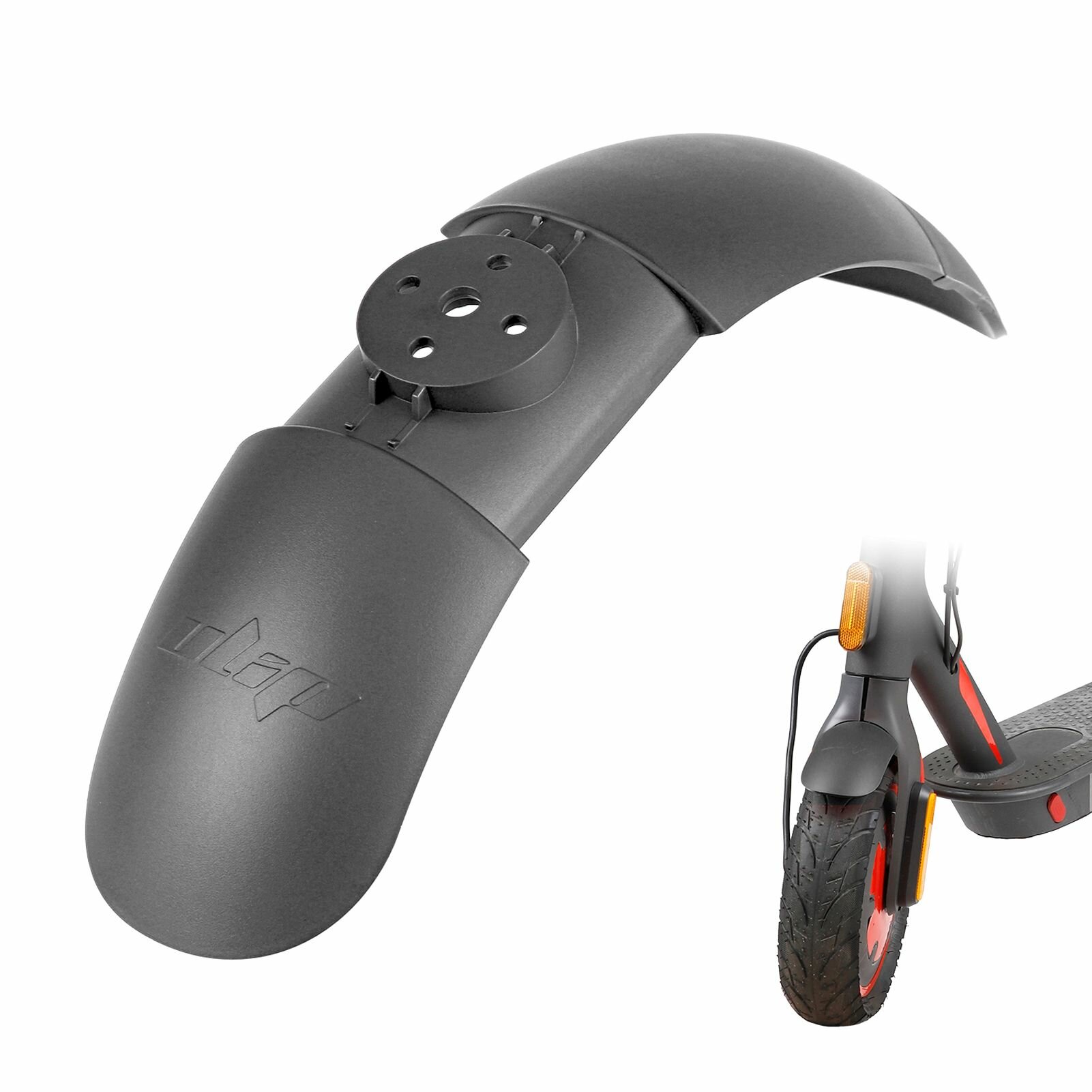 Электрический скутер Ulip, переднее крыло, брызговики, расширенные передние