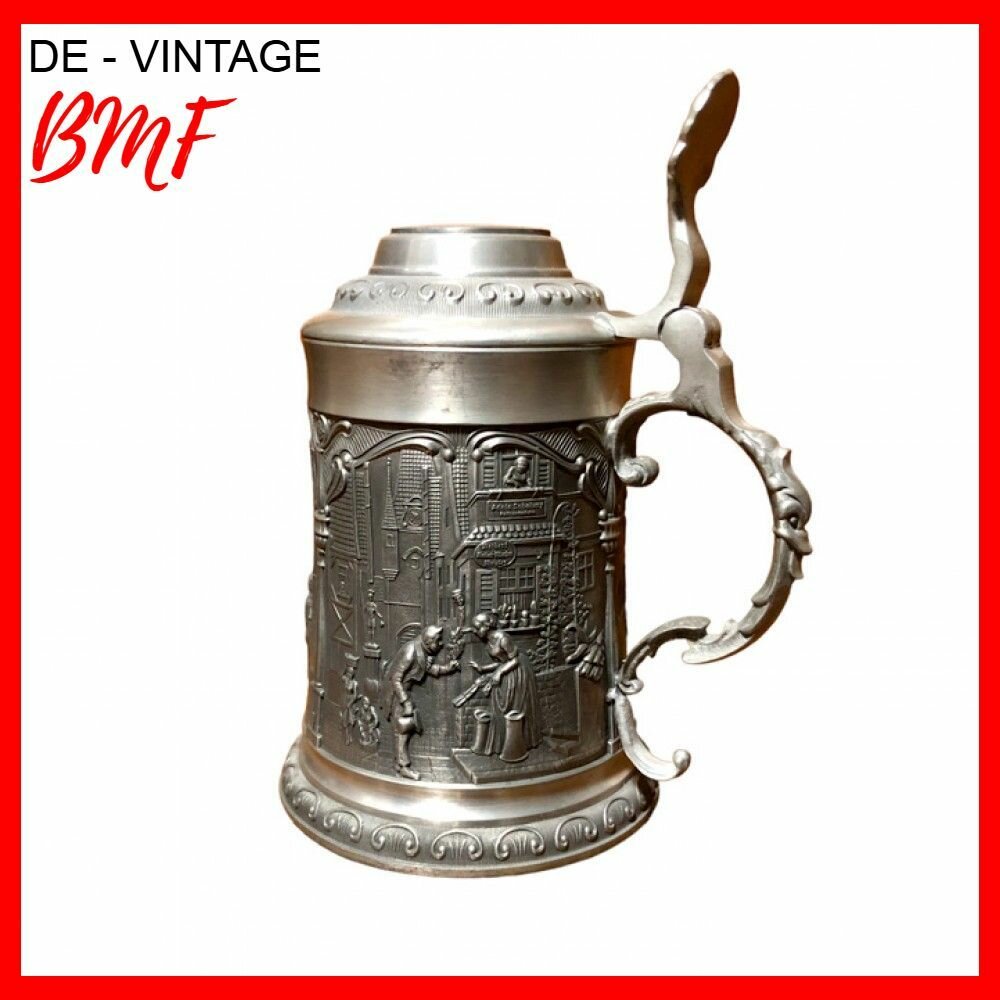 Кружка пивная, оловянная Свидание, BMF. Германия