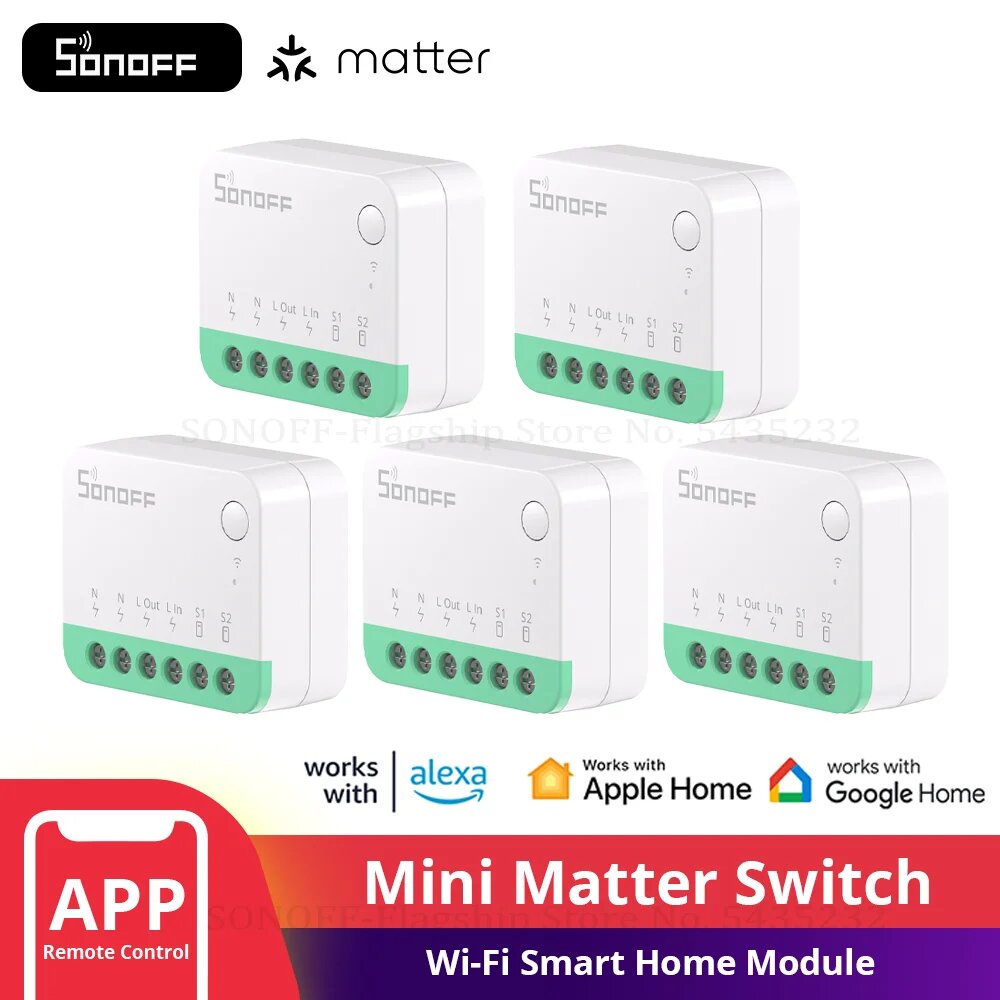 SONOFF MINIR4M, 1PCS, белый — фото 1