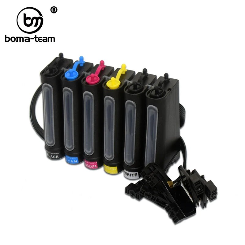 Черная система Ciss со стандартным планшетом для Epson R1400, L800, R330, R270, T50, 1390, 1400, 1450, 1500 Вт, R1390