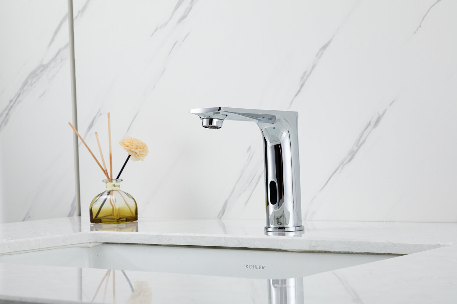 Сенсорный смеситель для раковины Frap F514-1, латунь, цвет хром