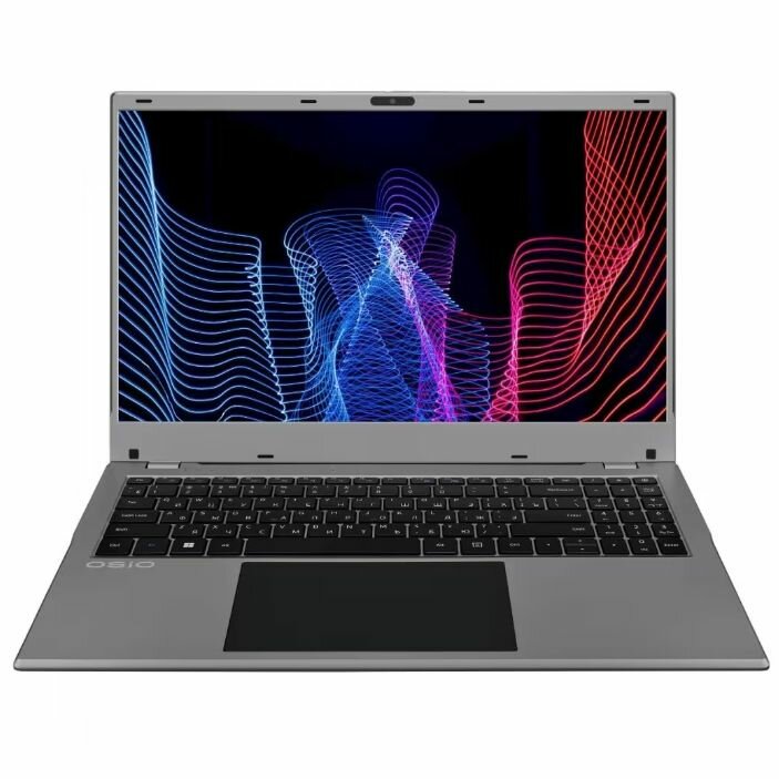15,6" Ноутбук OSIO B150I-004S (B150I-004S) серый - 1920x1080, IPS, Intel N100, ядра: 6 x 1,2 ГГц, 8 ГБ, SSD 256 ГБ, Intel UHD Graphics, Windows 11 Home