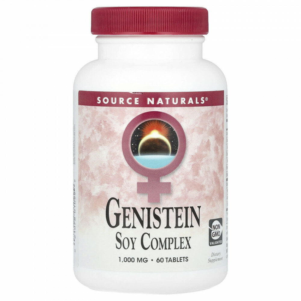 Source Naturals, Genistein Soy Complex, 60 таблеток