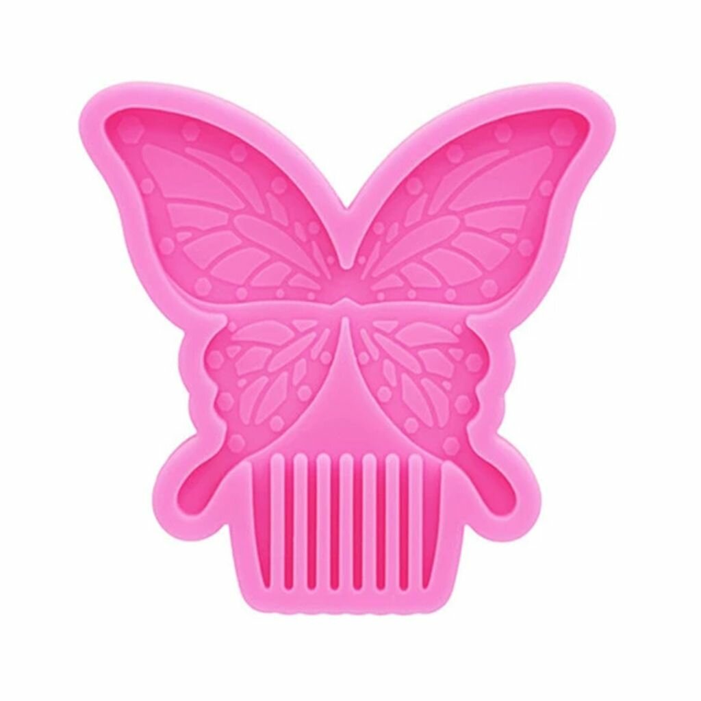 Бабочка расческа силиконовая форма
