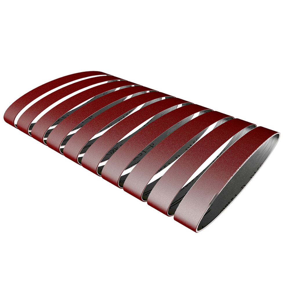 Набор шлифовальных лент, 10 шт, зернистость 60-1000, замена шлифовки и полировки для угловой шлифовальной машины