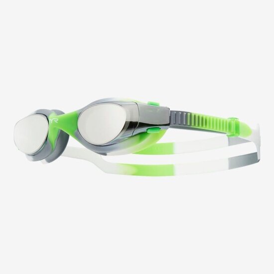 Очки для плавания Tyr Vesi Tie Dye Mirrored Junior подростковые O/S, 657 Серебристый