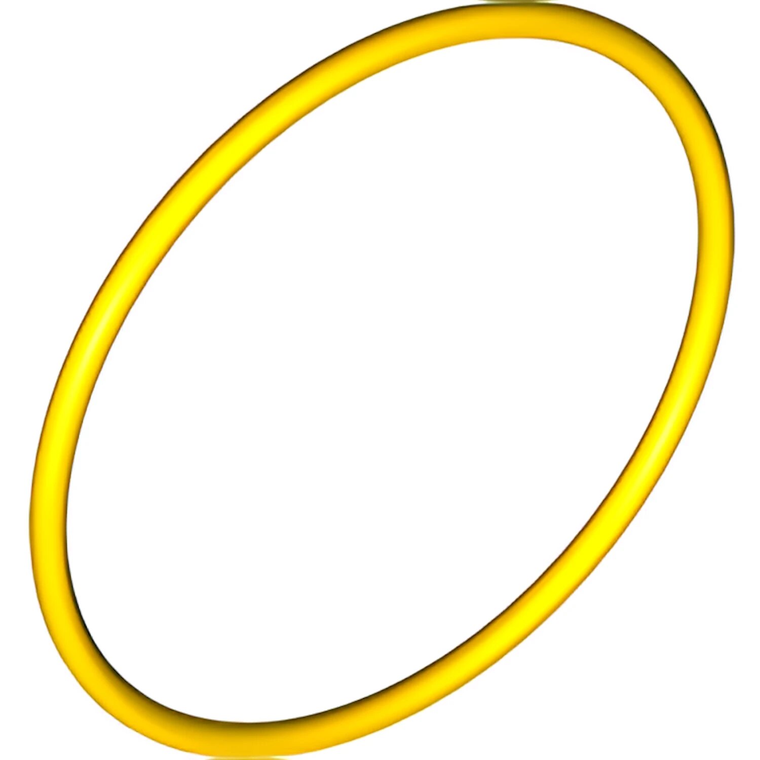 Деталь LEGO Rubber Belt Extra Large (Round Cross Section) - Approx. 5 x 5 70905 (85546, x90) Yellow N