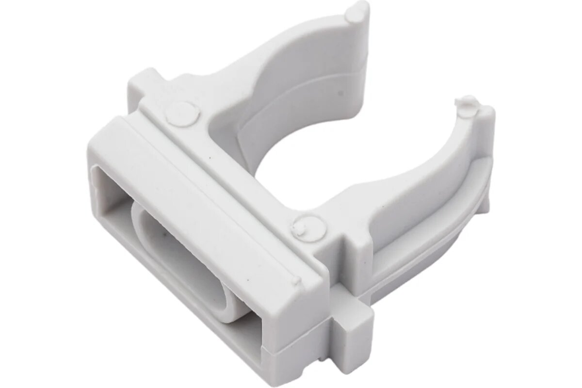 Крепеж-клипса для трубы 16 мм юпитер серый 10 штук (JPZ3-3120-01-10)