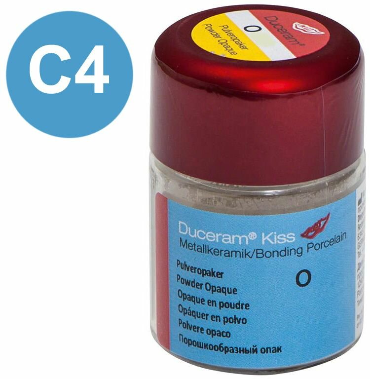 Масса керамическая для металлокерамики Дуцерам Кисс (Duceram Kiss) опак порошок C4 (20 гр)