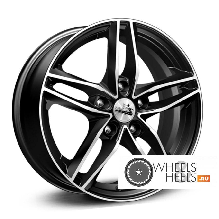 Диск автомобильный литой iFree Moskva 16x6.5 5x112 et46 dia57.1 Черный с полированной лицевой поверхностью