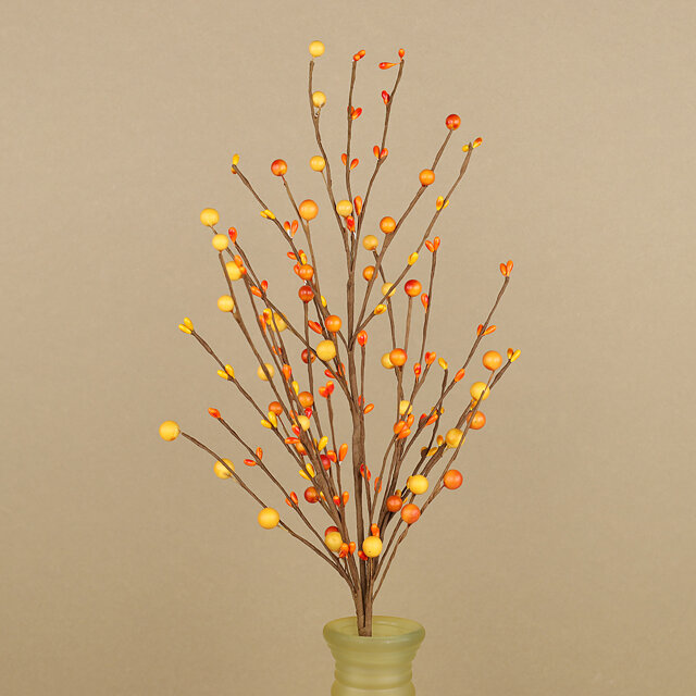 Декоративная ветка с ягодами Autumn Berries 60 см, Kaemingk (Кейминг), 680882