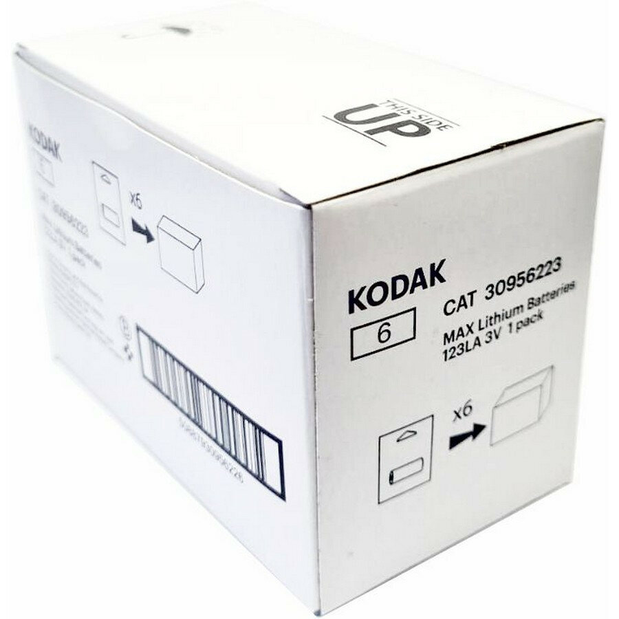 Батарейка Kodak MAX Lithium CR123 BL1 Комплект 6шт.