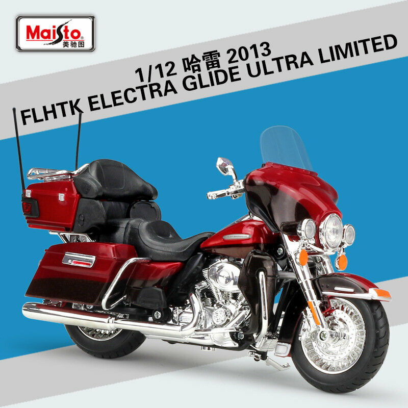 Имитационная модель мотоцикла Meichi "Harley 2006", цвет 32323, винно-красный