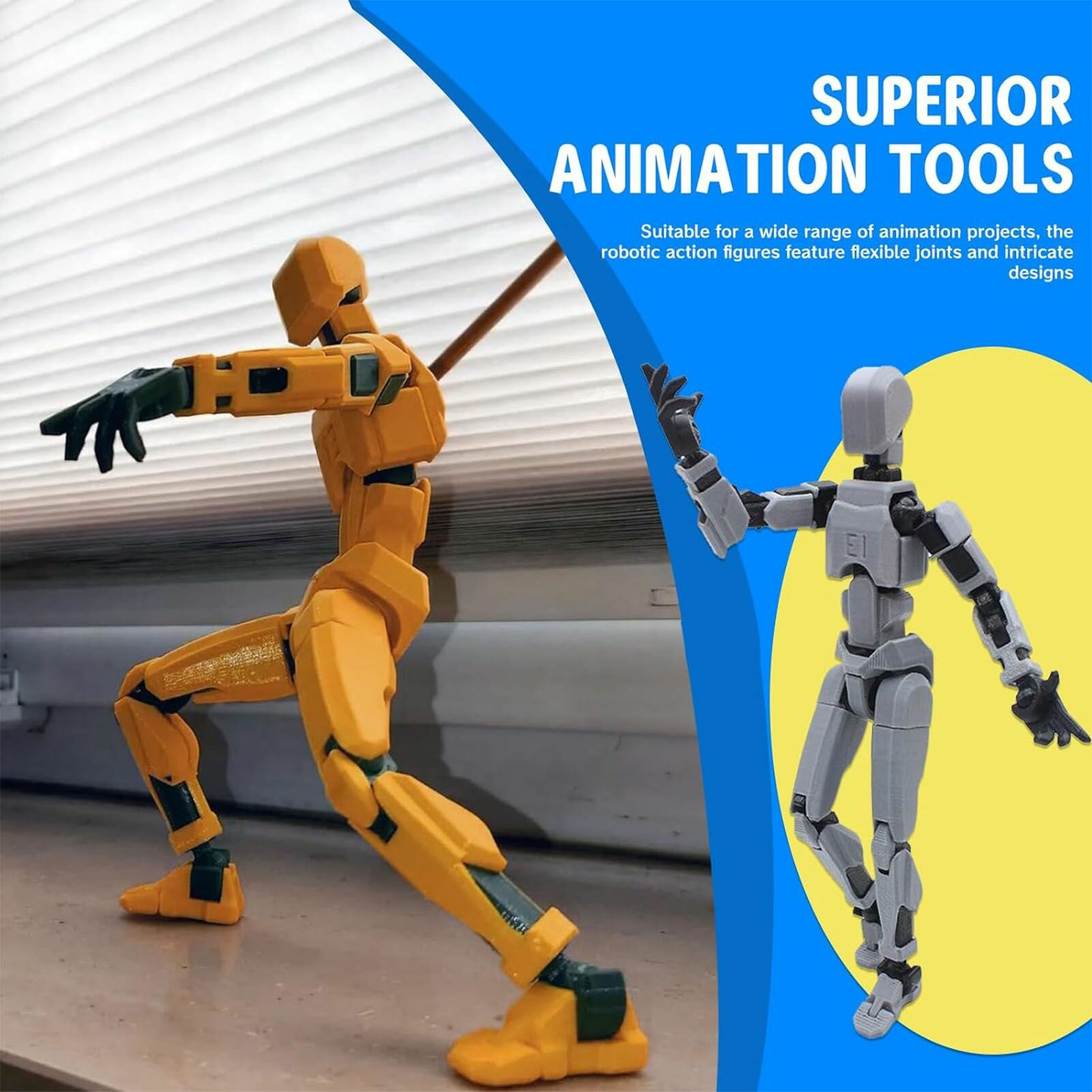 Фигурка Titan 13 Air Bound, многосуставная, подвижная, 3D печать, шарнирный робот Lucky 13,8 цветов,8 шт.
