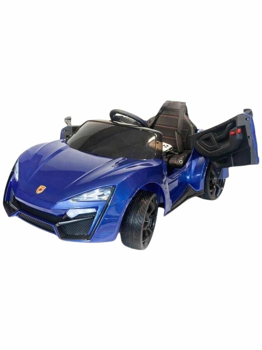Детский электромобиль Toyland Lykan Hypersport, 1 место, Bluetooth, синий