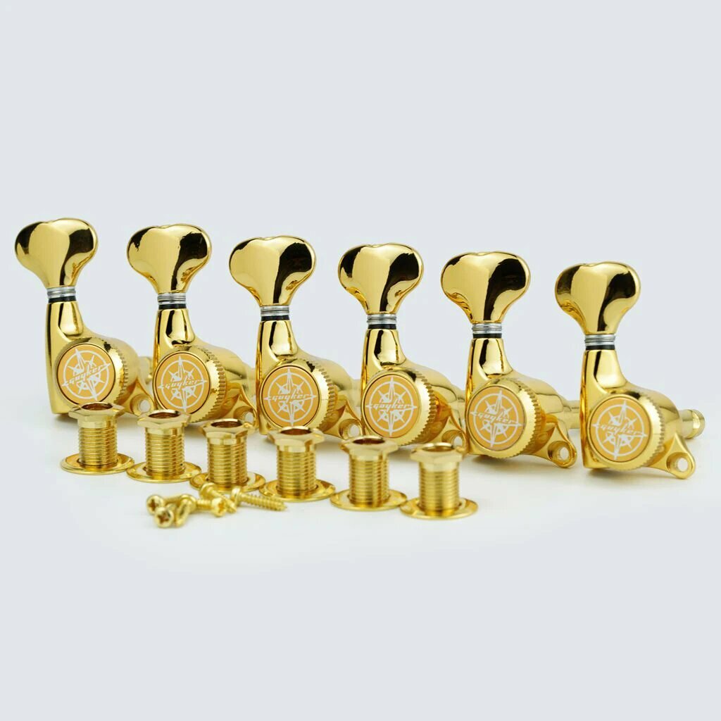 GUYKER GK501D6GSP золотые тюнеры для электрогитары 6R