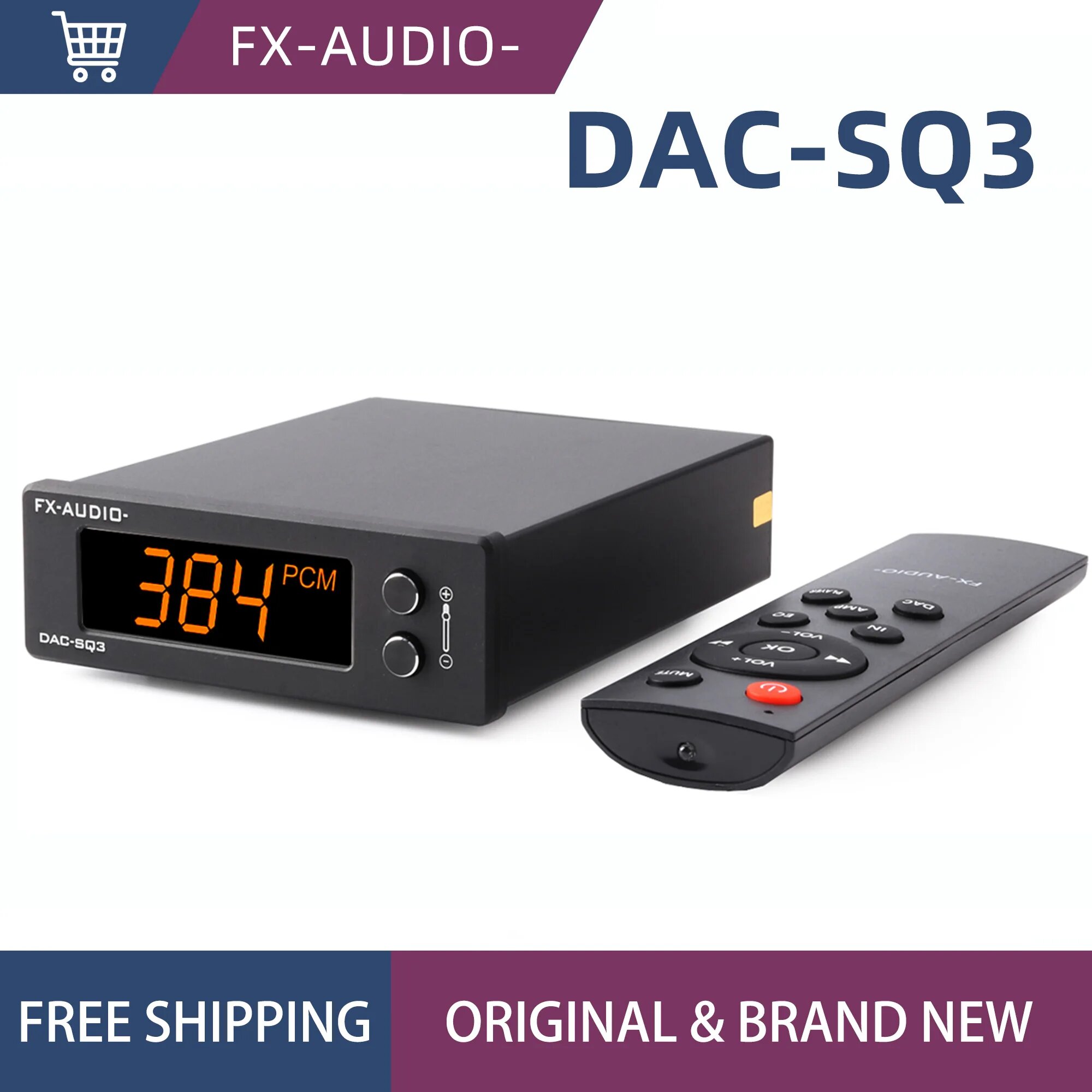 FX-AUDIO DAC-SQ3 MINI USB ЦАП silver