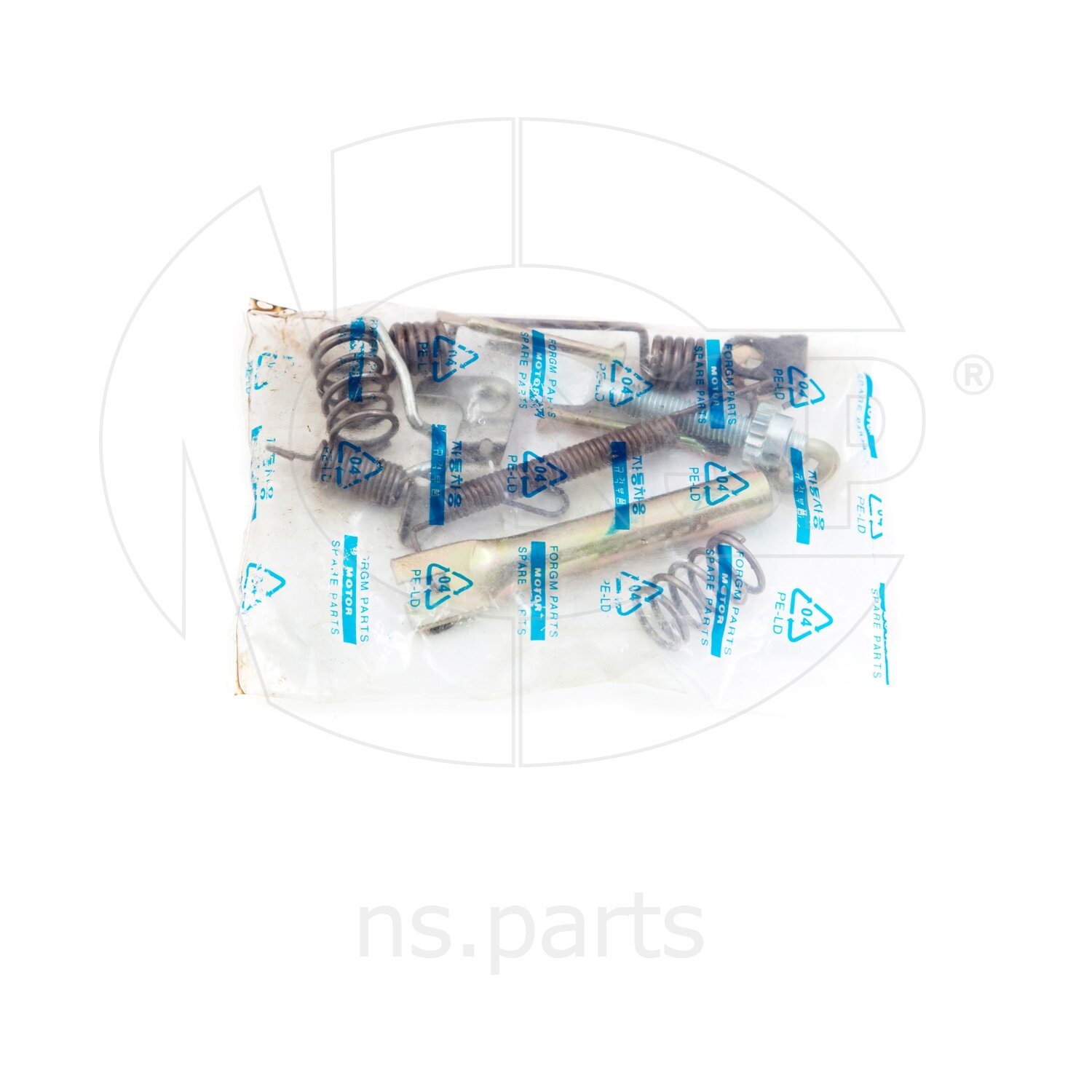 Ремкомплект тормозных колодок задних CHEVROLET Aveo, NSP NSP0196456494