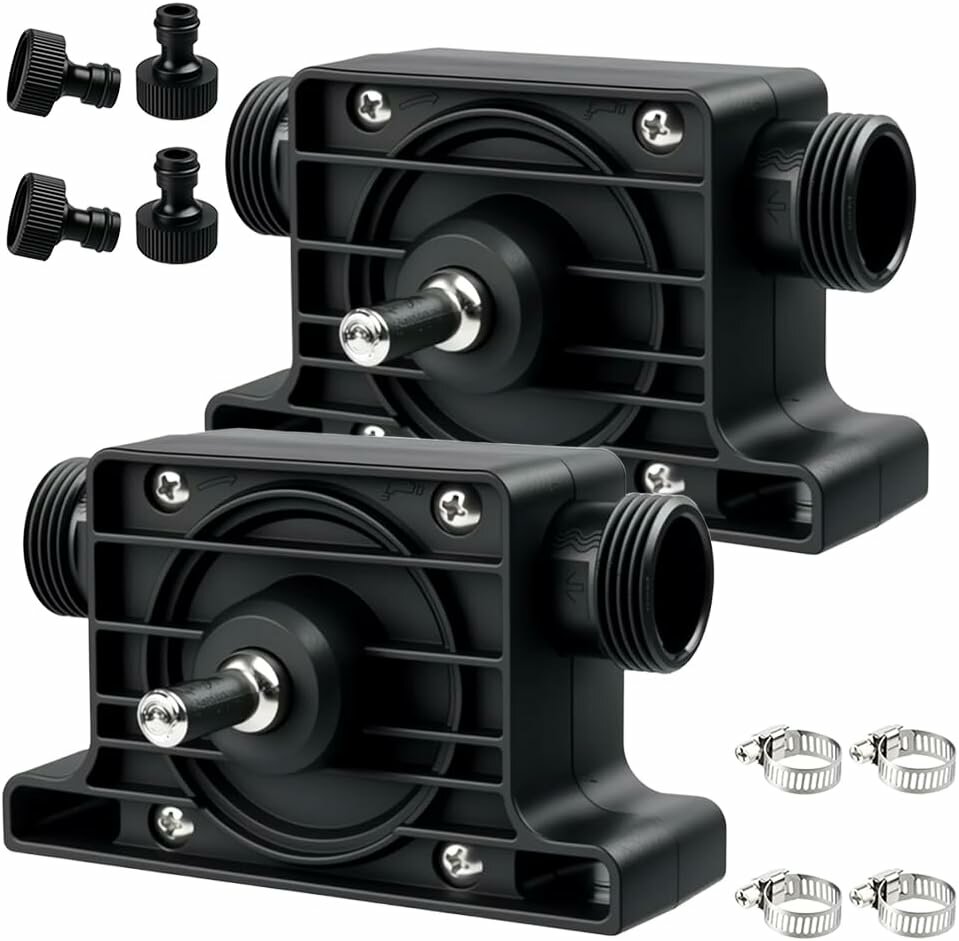 Буровой насос для переноса воды, 2025 Новый самооплачивающий электрический насос, переносимый водяной насосы для ручной бурины для бензина, нефти, дизельного топлива, аквариума, сада