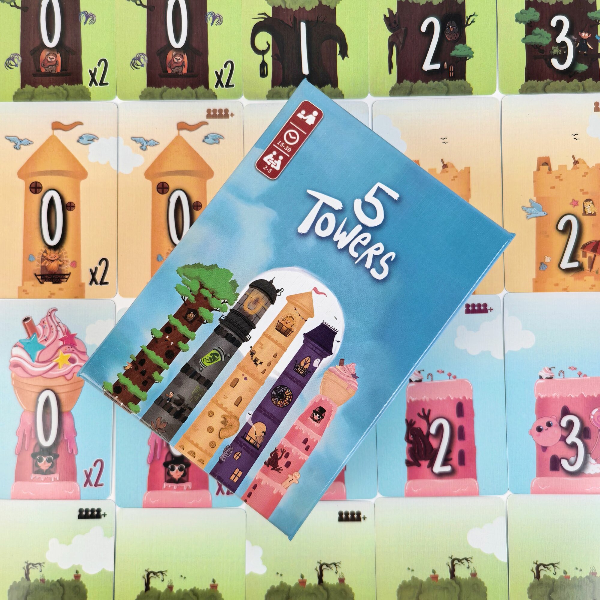Настольная игра 5 Towers: Тактическая стратегия для детей и взрослых на развитие логического мышления
