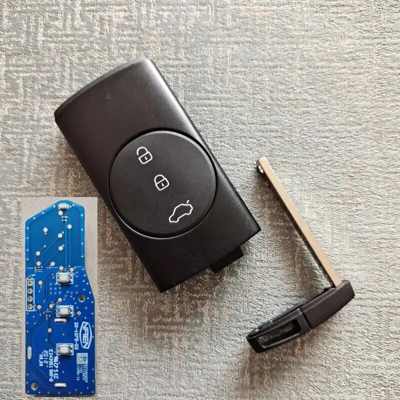 Оригинальные умные ключи для Chery TXT new Tiggo 7 Tiggo 5X EXEED LX Smart Keyless Go 433Mhz с чипом 4A/47 C-black-blue board
