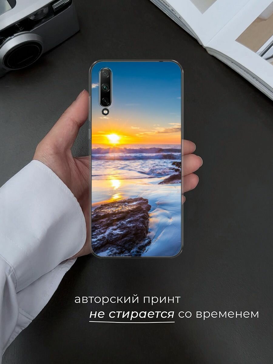 Силиконовый чехол на Honor 30i / Хонор 30i с принтом "Восход 6" — фото 1