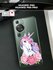 Чехол на Huawei P60/P60 Pro / Хуавей P60/P60 Про с принтом "Единорог с пионами",...