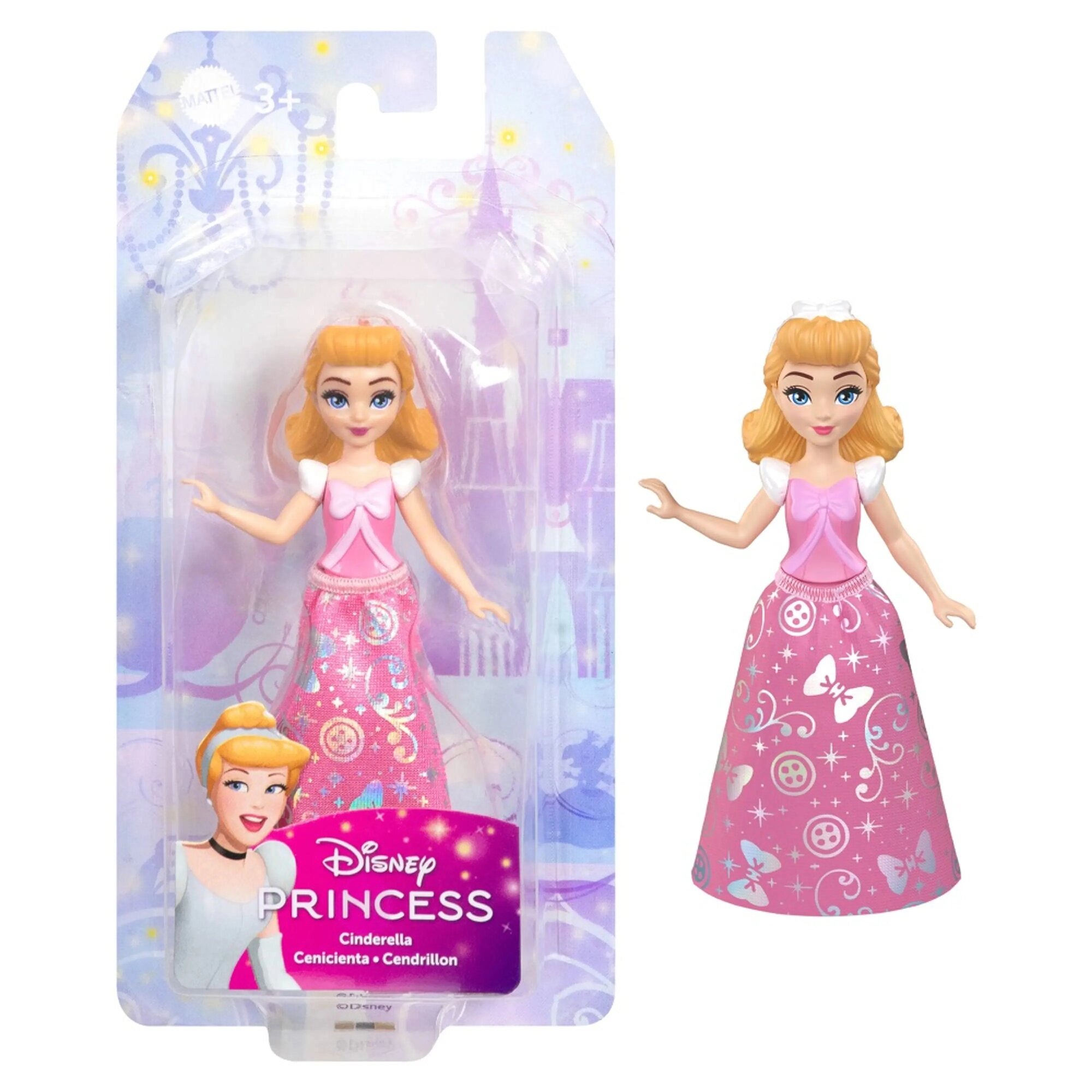 Disney Princess Циндерелла, мини-кукла, Цвет: JBX45 CINDERELLA