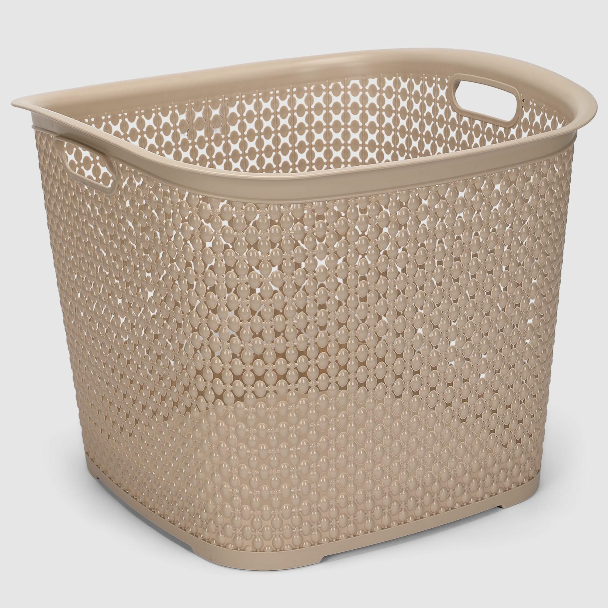 Корзина для хранения белья 1 шт Follow me Pearl квадратная 40 л 43х43х34 см