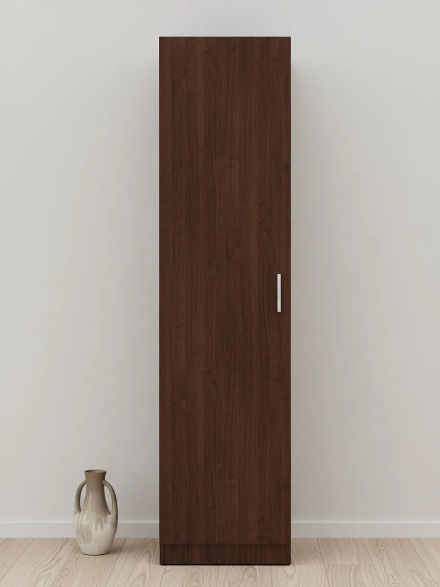 Деревянный шкаф пенал FRESTER с полками в прихожую спальню, от производителя