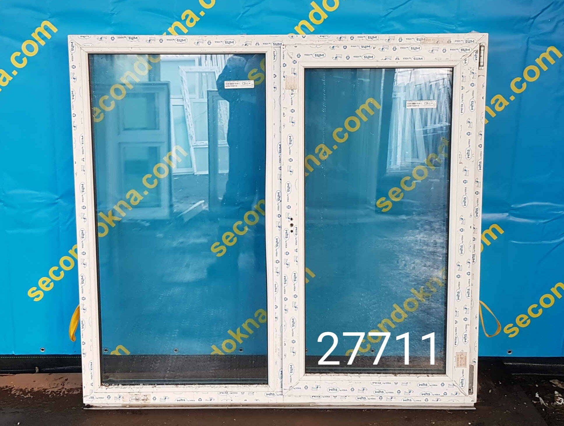 Пластиковое окно (новое) 1300(в)х1400(ш)