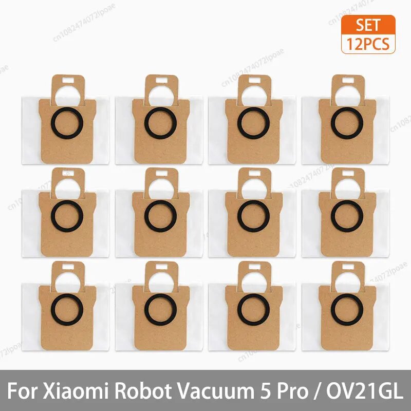 12 мешков для пыли Xiaomi Robot Vacuum 5 Pro / OV21GL