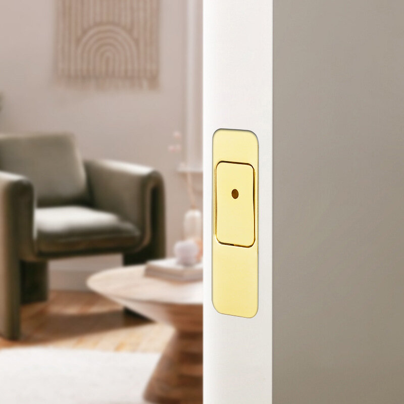 Невидимый магнитный скрытый замок для деревянных дверей, антивандальная дверь, главная дверь, скрытый замок, двойная дверь, дверь для матери и ребенка, бесшумный дверной болт