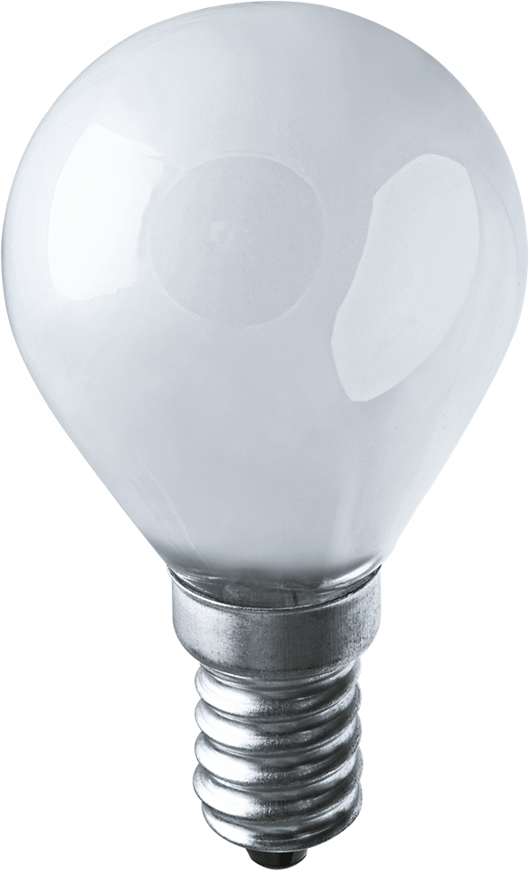 Лампа накаливания декоративная ДШ 40вт Р45 230в Е14 матовая (шар) Navigator Group 94315