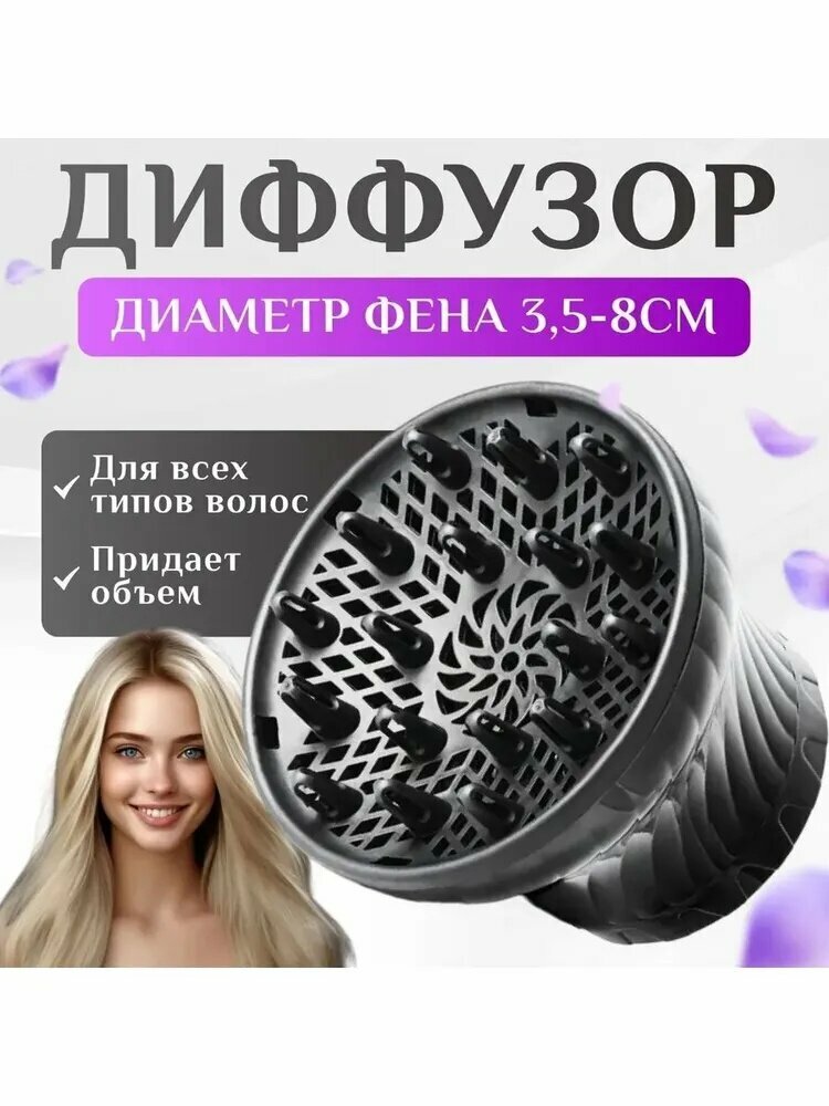 Диффузор для фена, насадка на фен, для завивки