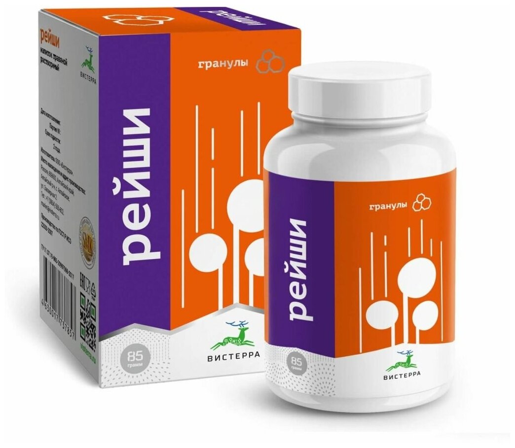 Рейши, напиток растворимый в гранулах 85 г