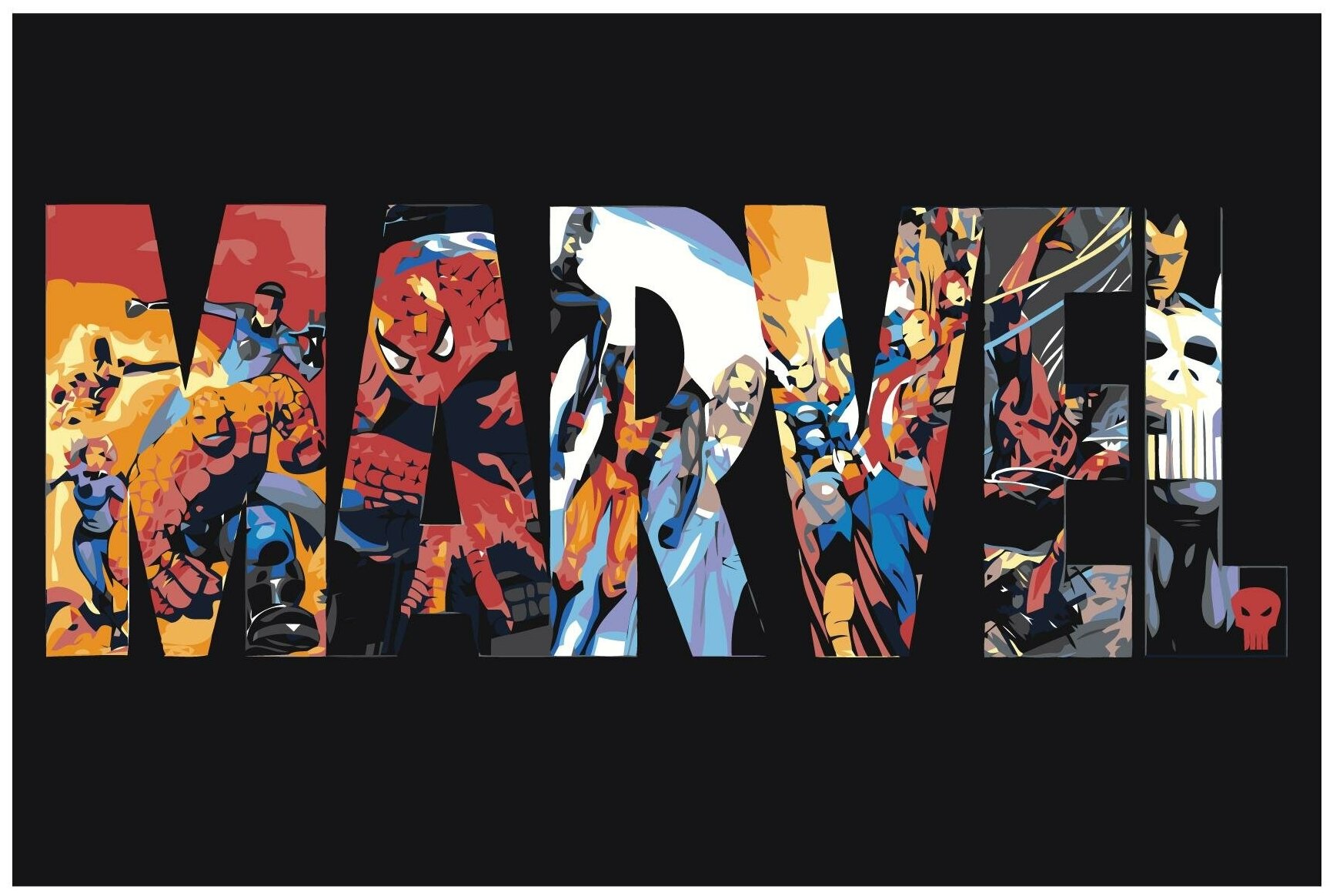 Картина по номерам, "Живопись по номерам", 80 x 120, Z-AB342