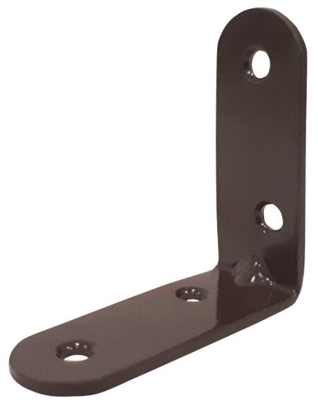 Уголок мебельный коричневый 40х40х20 мм для корпусной мебели и каркасов крепежный элемент