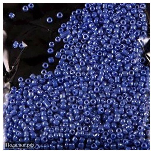 Бисер AS-123B светло-синий перламутровый (11/0) 2.1 мм 20 г, цена за 1 уп.